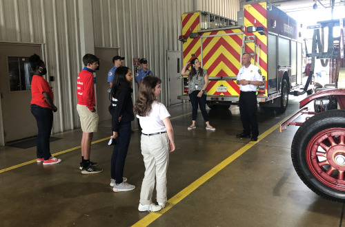 Ruston Jr. High NJHS students show appreciation to Ruston Fire ...