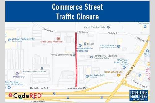 Street closure starts this morning | Lincoln Parish Journal