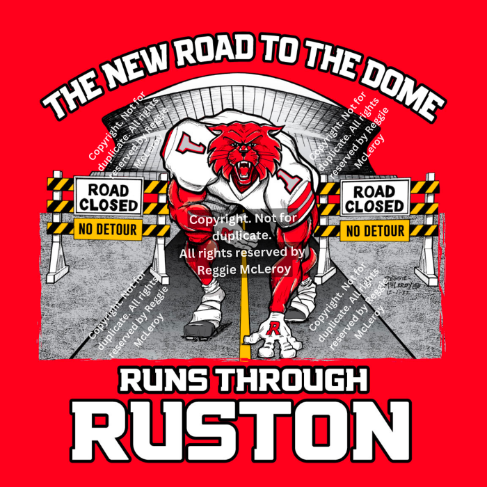 Ruston artist, LPJ photographer selling Bearcat shirts | Lincoln Parish ...