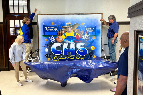Choudrant’s talented art class unveils new mural | Lincoln Parish Journal