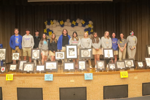CHS Talented Art Class Showcased Drawings in Art Show | Lincoln Parish ...