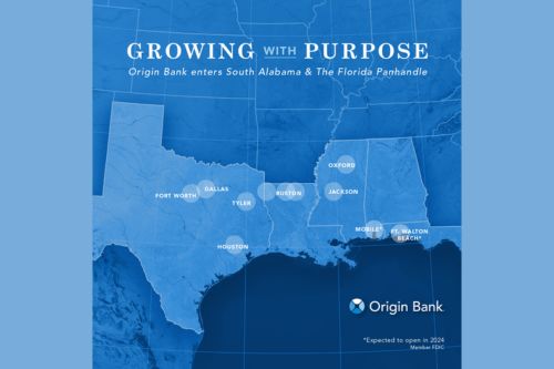 Origin Bank announces entry into new territories | Lincoln Parish Journal