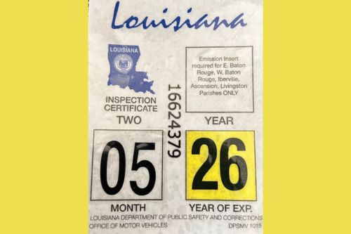 PSA: 2026 motor vehicle inspection sticker fading issue | Lincoln ...