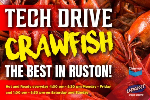 Forget the rest – try the best! Tech Drive Crawfish available at U-PAK ...