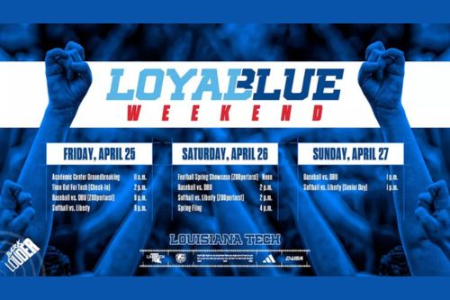 LA Tech hosts action-packed Loyal Blue Weekend, April 25-27 | Lincoln ...