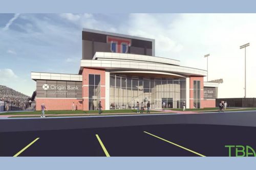 Groundbreaking ceremony today for Origin Bank Center for Student ...