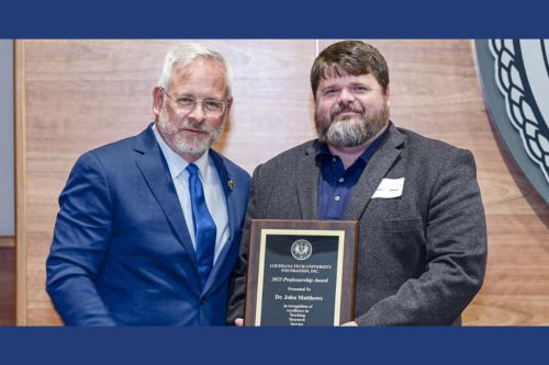 LA Tech’s Matthews honored for commitment to students, service, and ...