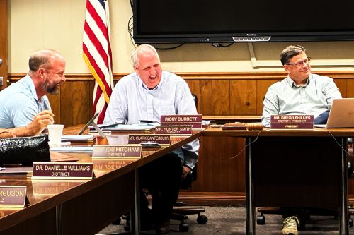Outgoing Superintendent Ricky Durrett conducts his last LPSB meeting ...